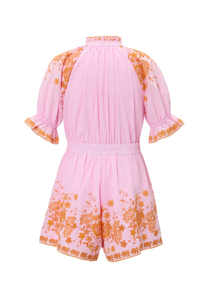 Lea Embroidered Romper – Marlo Kids Worldwide
