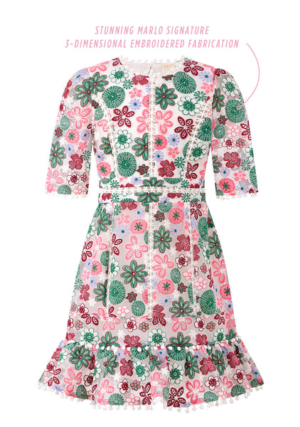 Everlee Embroidered Dress – Marlo Kids Worldwide